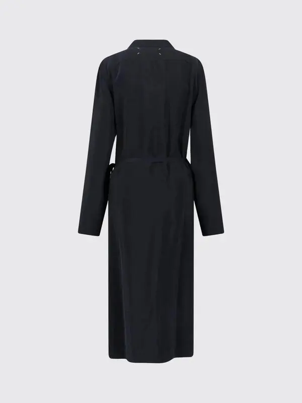MAISON MARGIELA Midi Cupro Shirt Dress