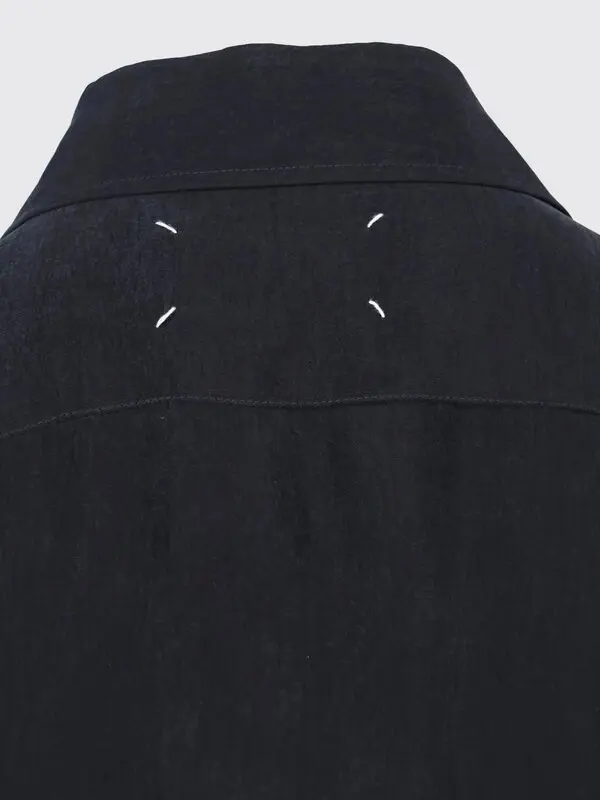 MAISON MARGIELA Midi Cupro Shirt Dress