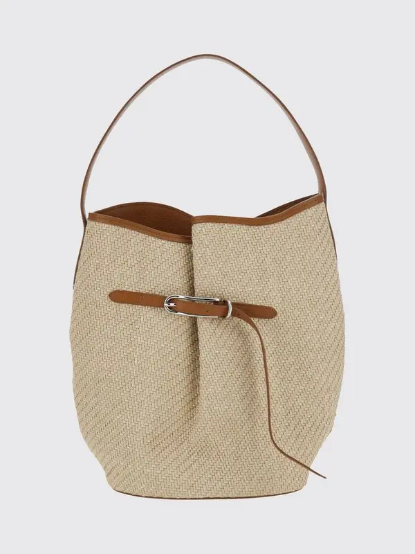 LIFFNER Fabric And Suede Bucket Bag
