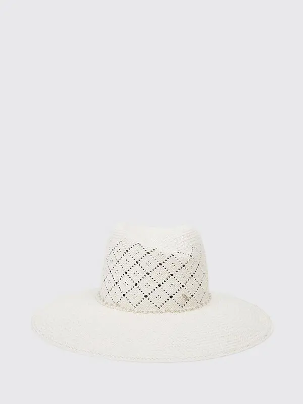 MAISON MICHEL Wide Brim Hat - Natural