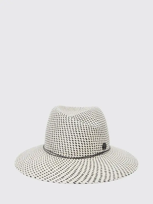 MAISON MICHEL Fedora Hat - Black