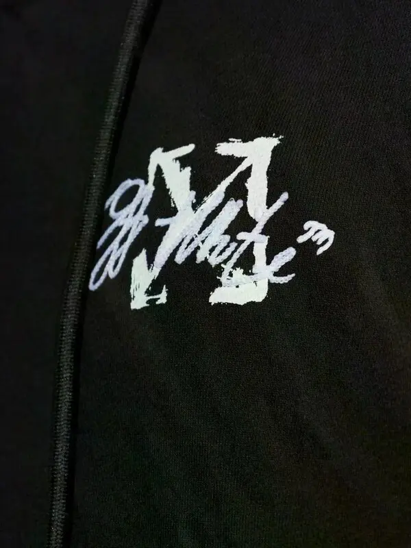 Off-White Logo-print Drawstring Hoodie