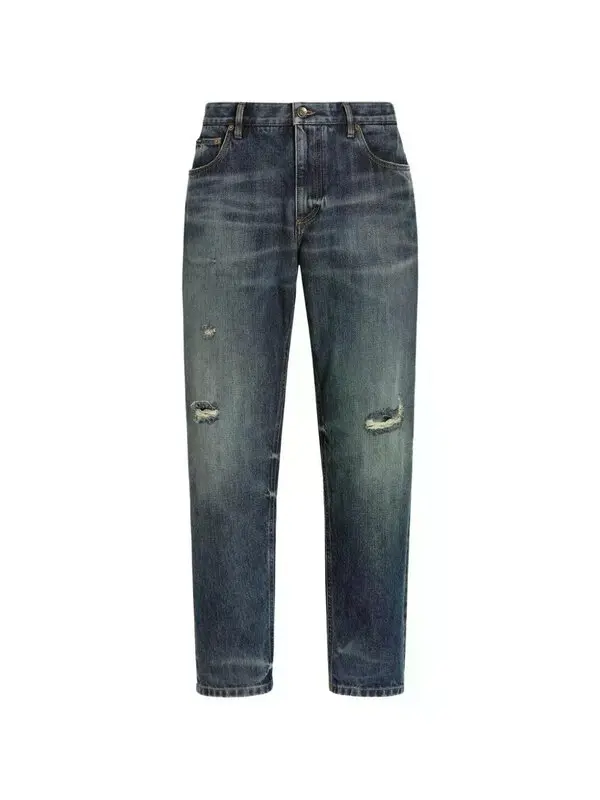 Dolce & Gabbana Denim Trousers - Blue