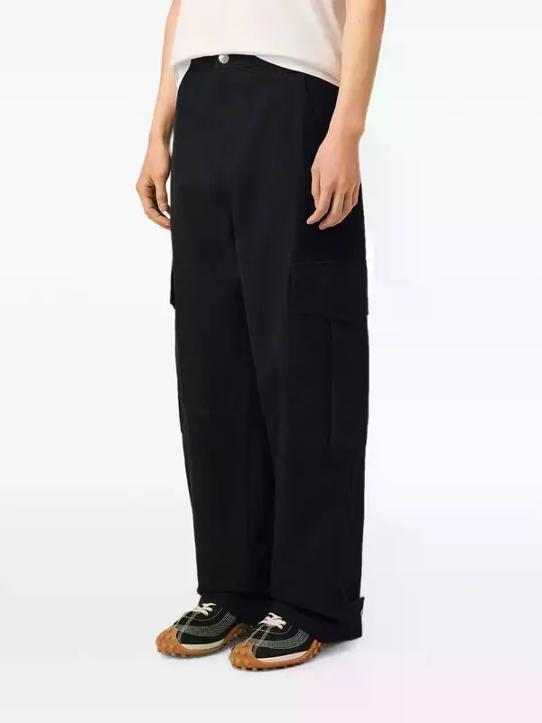 AMI Paris Baggy Fit Cargo Cotton Trousers