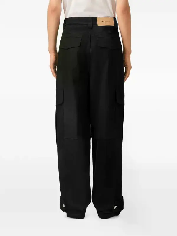 AMI Paris Baggy Fit Cargo Cotton Trousers