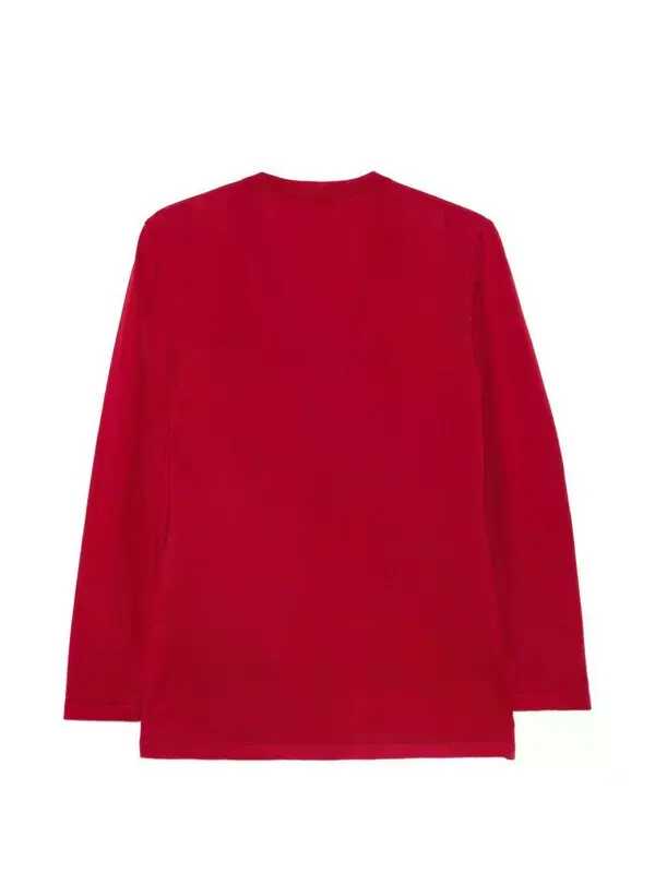Celine 2000s Rope-print V-neck Sweater