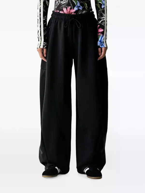 Adidas Logo-print Drawstring Track Pants - Black