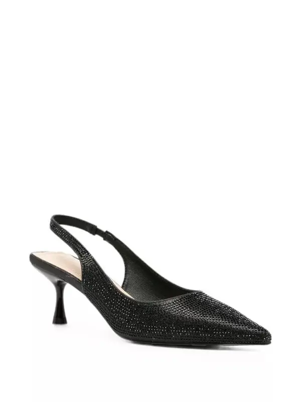 TWENTY FOURHAITCH Phuket Crystal-embellished Slingback Pumps