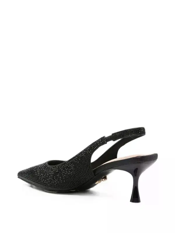 TWENTY FOURHAITCH Phuket Crystal-embellished Slingback Pumps