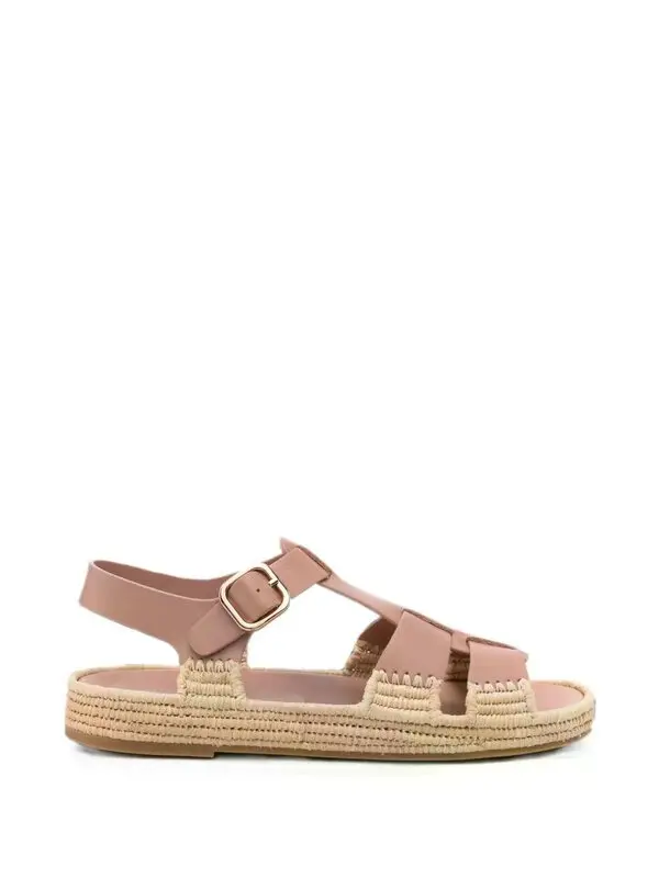 PALOMA BARCELO Yuka Buckle-fastening Sandals - Pink