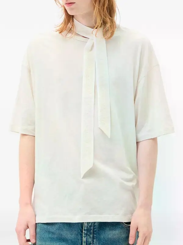 ANN DEMEULEMEESTER Slogan-print T-shirt