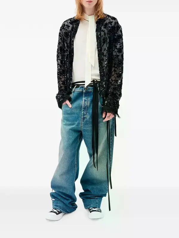 ANN DEMEULEMEESTER Slogan-print T-shirt