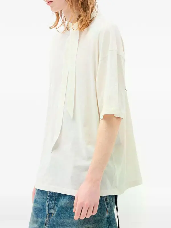 ANN DEMEULEMEESTER Slogan-print T-shirt