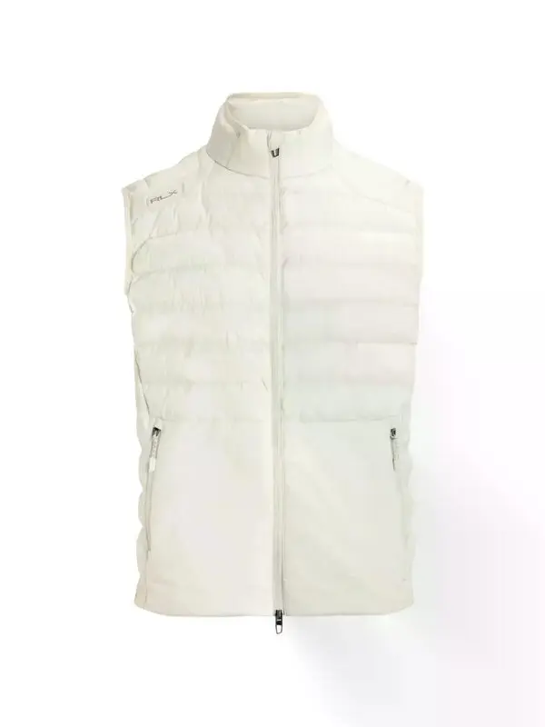 Rlx Ralph Lauren Quilted Zip-up Insulated Vest - White