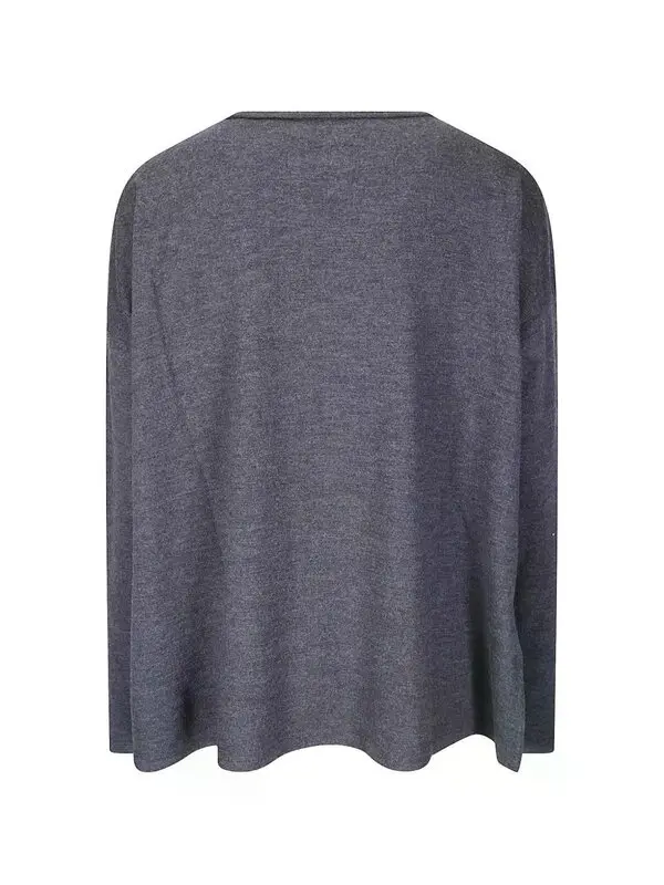 Labo.art Sandra Crew-neck Long-sleeve T-shirt - Grey