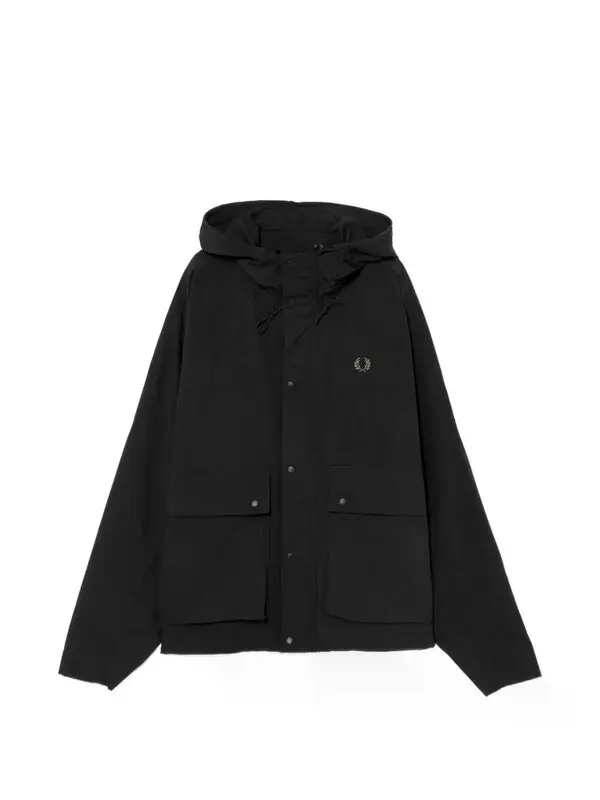 Fred Perry Logo-embroidered Hooded Jacket