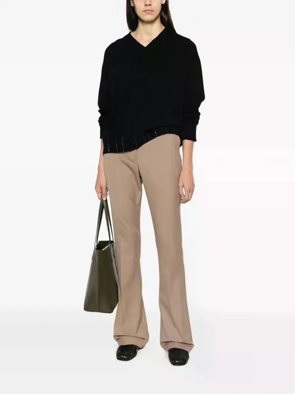 Fabiana Filippi Embellished V-neck Sweater