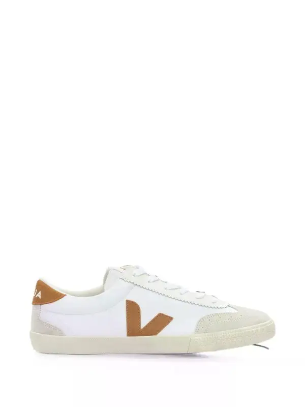 VEJA Suede-panelled Logo-patch Low-top Sneakers - White