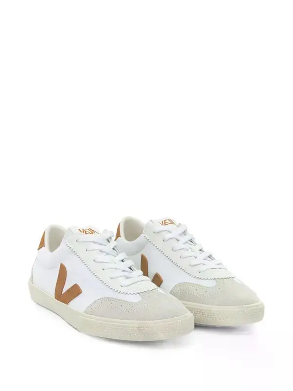 VEJA Suede-panelled Logo-patch Low-top Sneakers - White