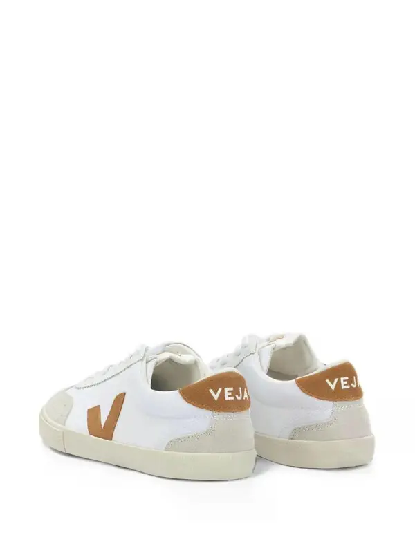 VEJA Suede-panelled Logo-patch Low-top Sneakers - White