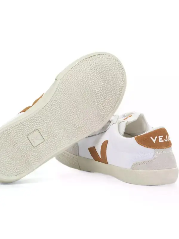 VEJA Suede-panelled Logo-patch Low-top Sneakers - White