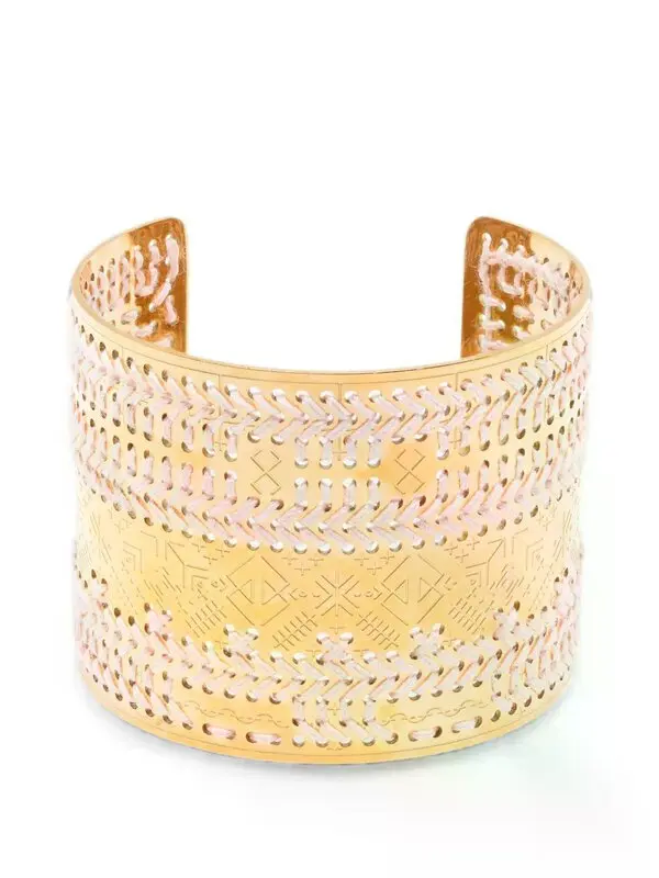 L'EIGHT STUDIO Engraved Woven Cuff Bracelet