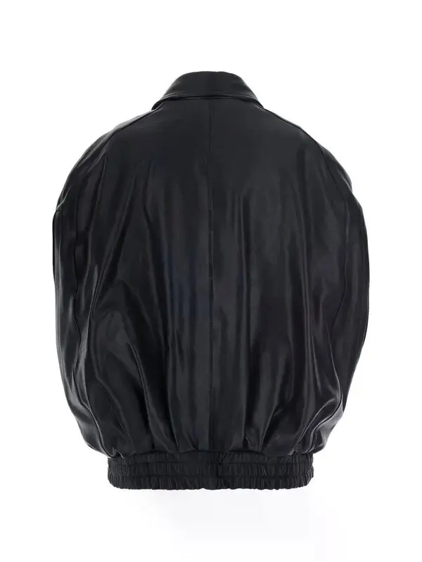 ARMA Bina Elasticated-hem Leather Jacket