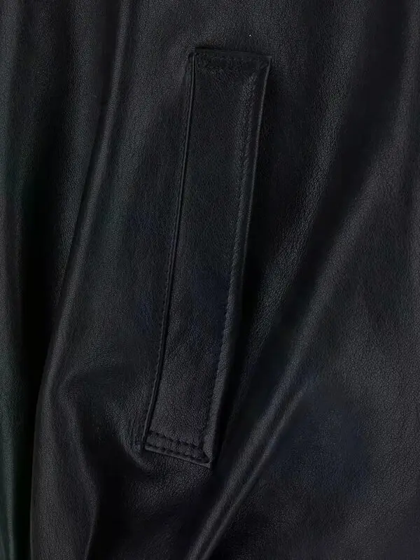 ARMA Bina Elasticated-hem Leather Jacket