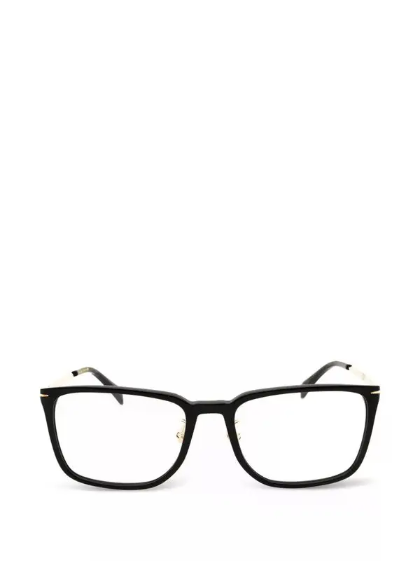 DB EYEWEAR BY DAVID BECKHAM Square Frame Full Rim Eyeglasses - Gold