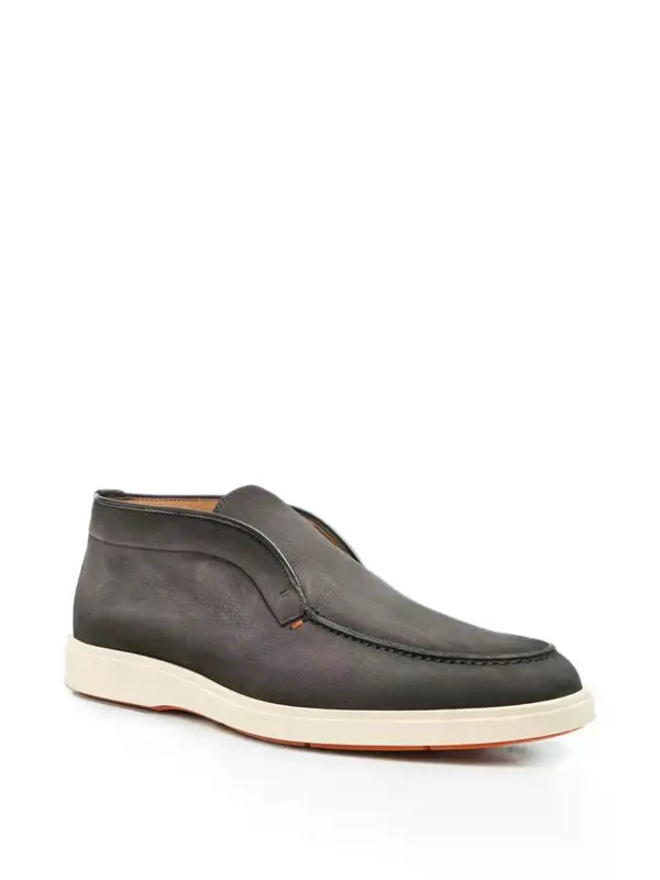 Santoni Slip-on Suede Boots