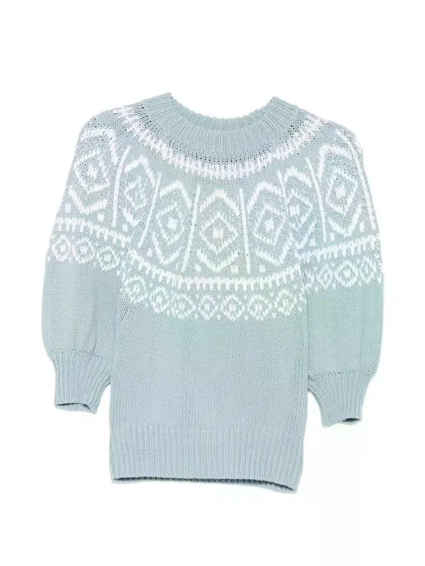 Altuzarra Howard Fair Isle-knit - Blue
