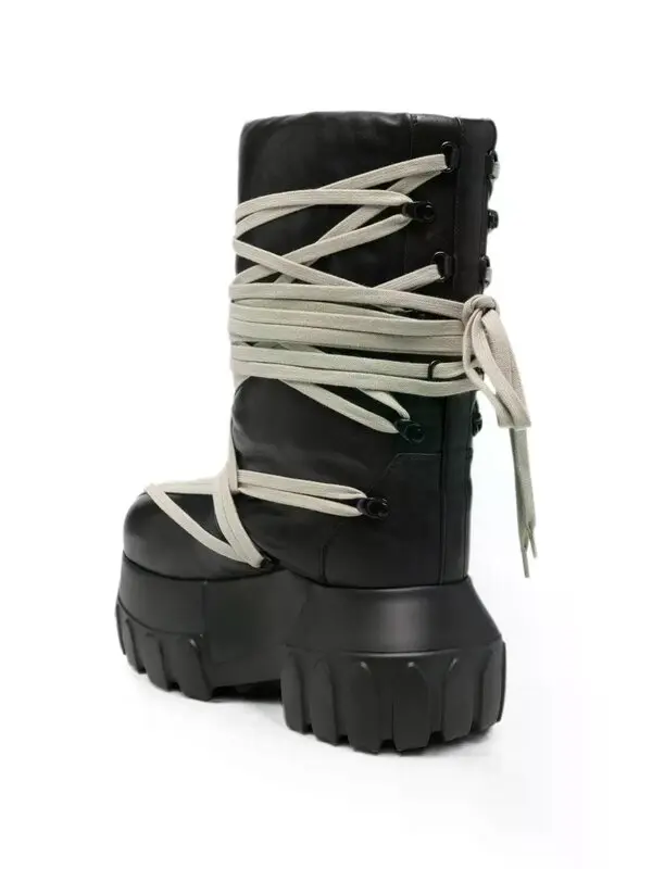 Rick Owens Megalace Lunar Mega Tractor Boots
