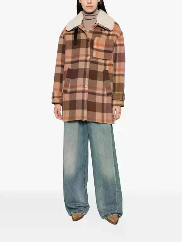 SEMICOUTURE Checked Coat