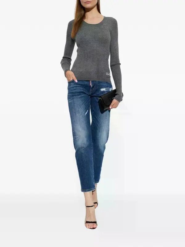 Dsquared2 Ribbed-knit Wool Sweater