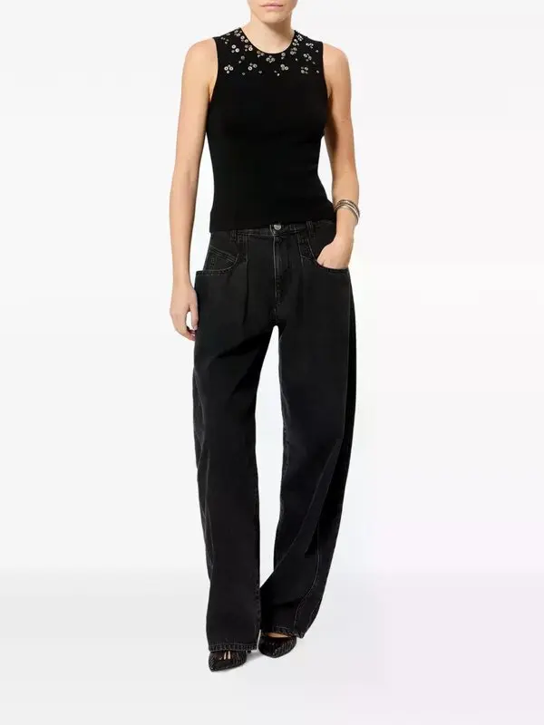 Isabel Marant Étoile Apolline Sequin Embellished Knit Pullover