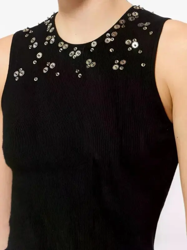 Isabel Marant Étoile Apolline Sequin Embellished Knit Pullover