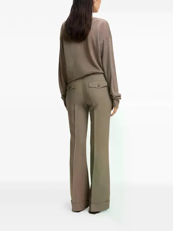 BOSS Gabardine Flared Trousers
