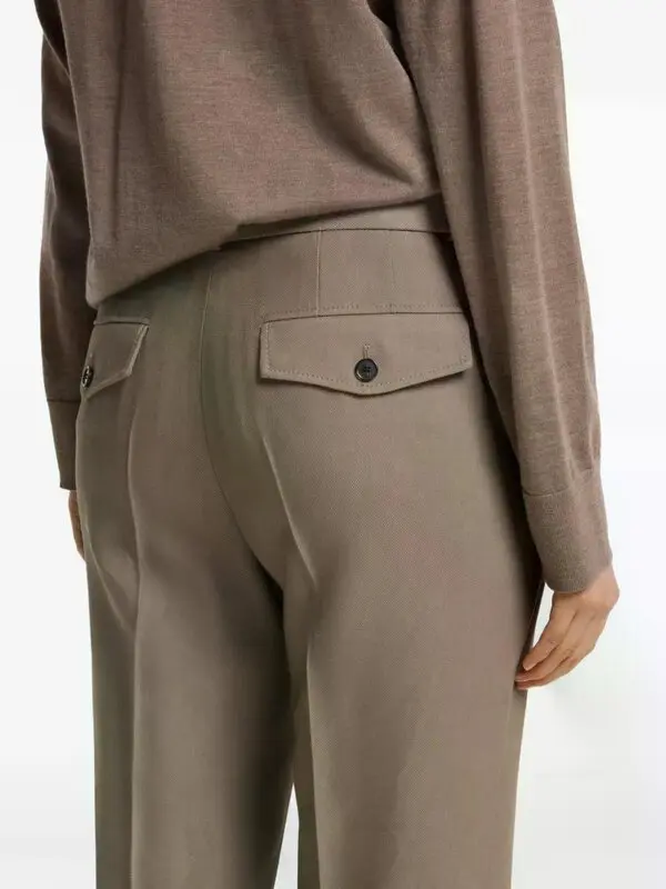 BOSS Gabardine Flared Trousers