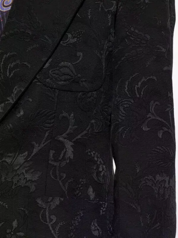 Etro Floral-jacquard Single-vent Blazer
