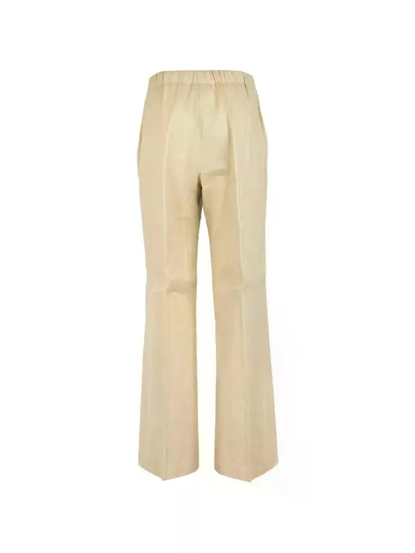 Seventy Elasticated-waistband Pressed-crease Trousers