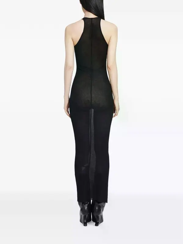 Rick Owens Rib Long Sleeve Dress