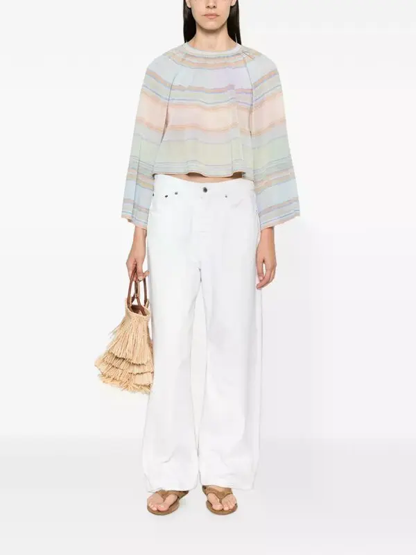 Zimmermann Striped Metallic-thread Knit