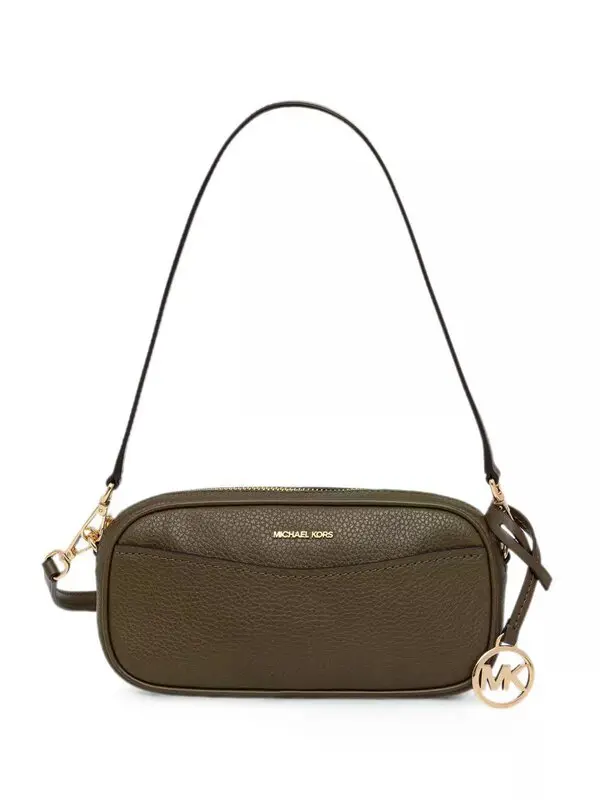 Michael Kors Logo-charm Pebbled Shoulder Bag