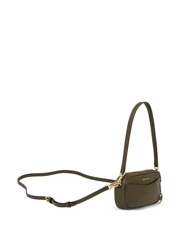 Michael Kors Logo-charm Pebbled Shoulder Bag