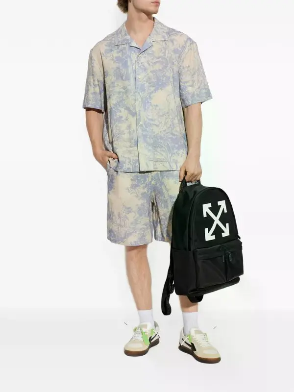 Off-White City Nature Linen Bowling Shorts