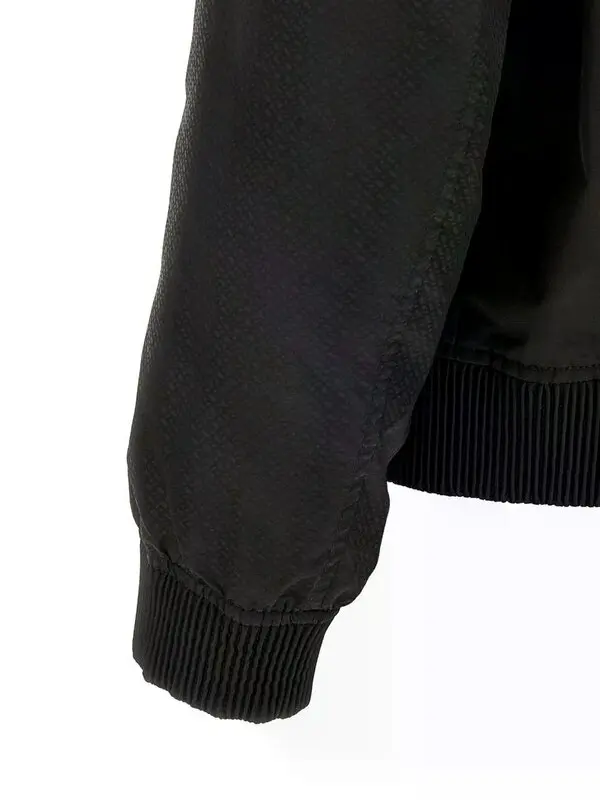 BOSS Water-repellent Jacket With Monogram-pattern Sleeves