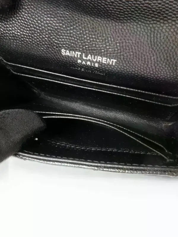 Saint Laurent Cassandre Leather Wallet