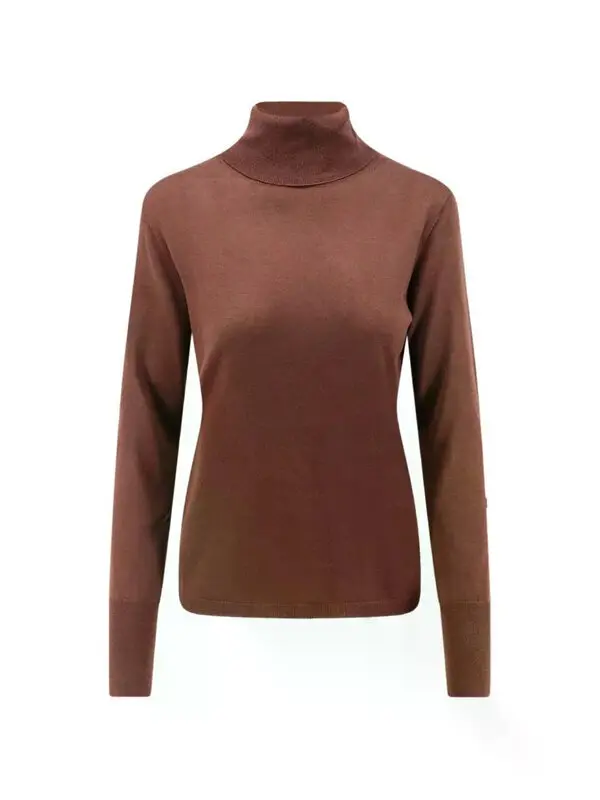 Aspesi Roll-neck Long-sleeve Fine-knit Top