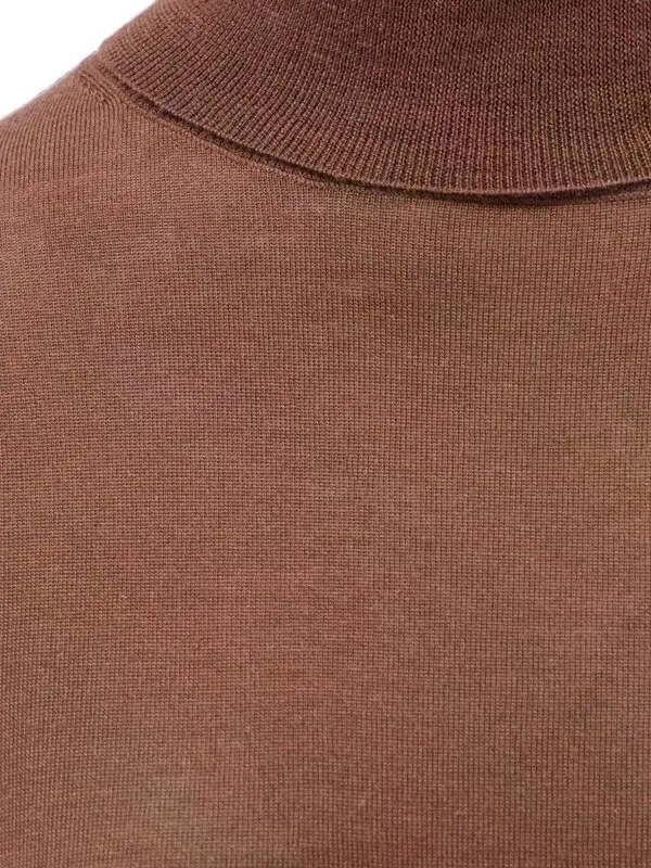 Aspesi Roll-neck Long-sleeve Fine-knit Top
