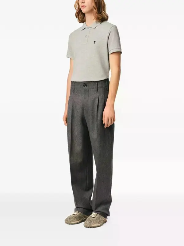 AMI Paris Two-pleats Wool Trousers